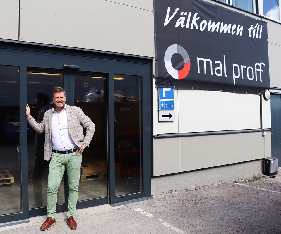 Bilder från butiken i Uppsala - Mal Proff